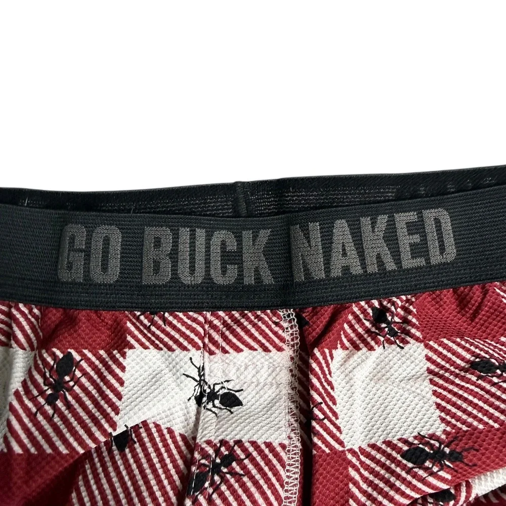 Go Buck Naked | Underwear & Socks | Go Buck Naked Mens Boxer Briefs Red ...